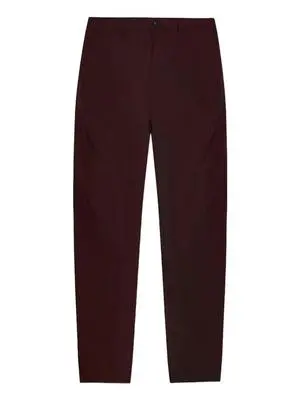 Emporio Armani Loose-fit Pleated Trousers - Red