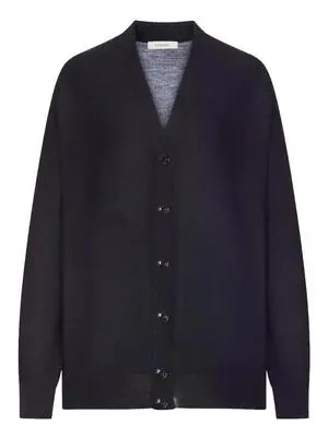 LEMAIRE Relaxed Twisted Cardigan - Black