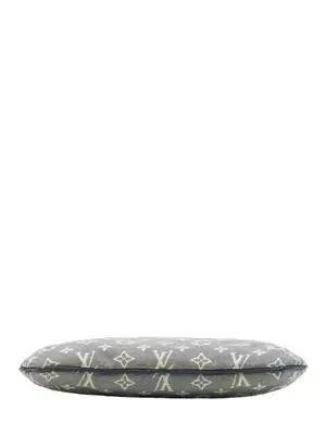 LOUIS VUITTON Monogram Mini Lin Pochette Shoulder Bag - Grey