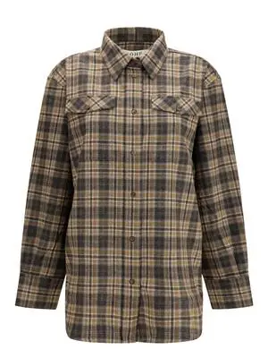 RÓHE Róhe Oversized Check Shirt