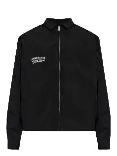 ALLSAINTS Buck Embroidered Zip Jacket - Black