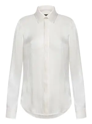 DONDUP Long Sleeve Shirt - White
