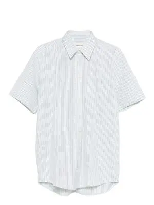 NAMACHEKO Cordelia Checked Shirt - White