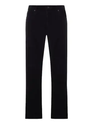 THE ROW Straight Leg Trousers - Black