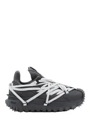 Moncler Trailgrip Megelace Lace-up Sneakers - Black