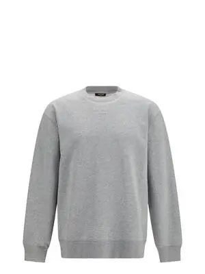 Balmain Embroidered Logo Crewneck Sweatshirt - Gray