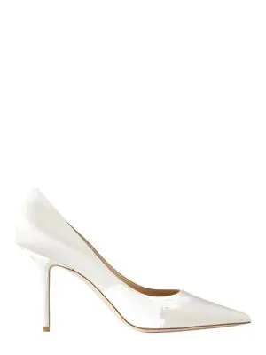 JIMMY CHOO Jimmy Choo Ivory Satin Pointed Toe Pumps