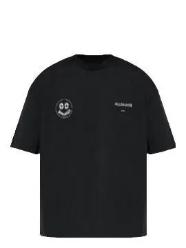 ALLSAINTS Oversized Graphic Crewneck T-shirt - Black