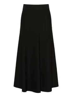 Max Mara A-line Midi Skirt - Black