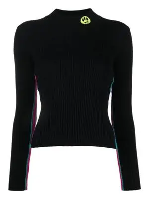 BARROW Logo Top With Vibrant Bands - Black