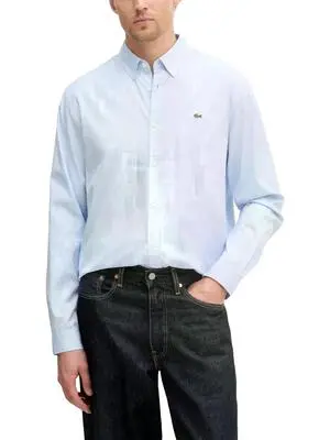 Lacoste Gingham-check Shirt - Blue