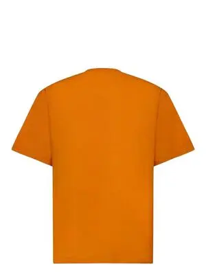 Stone Island Combed Logo-patch T-shirt - Orange