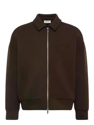 Calvin Klein Embroidered Zip-up Jacket - Brown