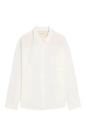 FRAME Silk And Cottonblend Shirt - Ivory