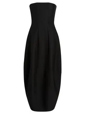 KHAITE KHAITE Stela Strapless Sculptural Cady Dress