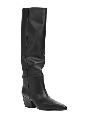 Paris Texas Jane Knee High Boots - Black