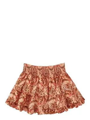 ZIMMERMANN ZIMMERMANN Gathered A-Line Mini Skirt With Puff Hem
