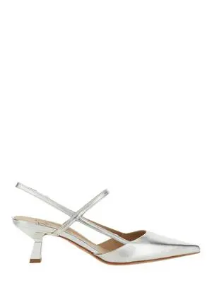 Roberto Festa Amaia Leather Pumps - Silver