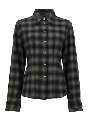 Our Legacy OUR LEGACY Fitted Plaid Button-Front Shirt Multicolour