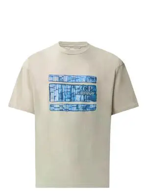 C.P. COMPANY Graphic-print T-shirt - Neutrals