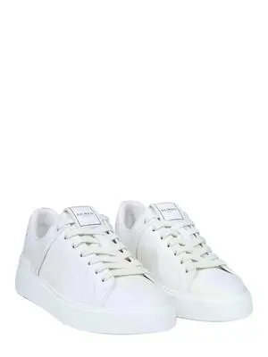 Balmain B-court Leather Sneakers - Neutrals