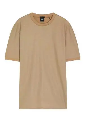 BOSS Cotton T-shirt - Neutrals