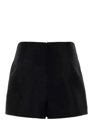 Balenciaga A-line Skort With Gold-tone Hardware - Black