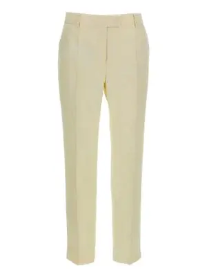 Alberto Biani Tailored Trousers With Pressed Crease - Neutrals