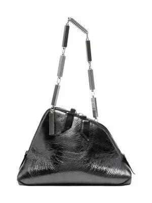 Attico La Scala Metallic-effect Chain-link Tote Bag - Grey