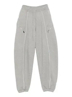 Attico Piped-trim Track Pants - Grey