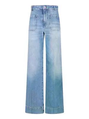 Victoria Beckham Alina Flared Jeans - Blue