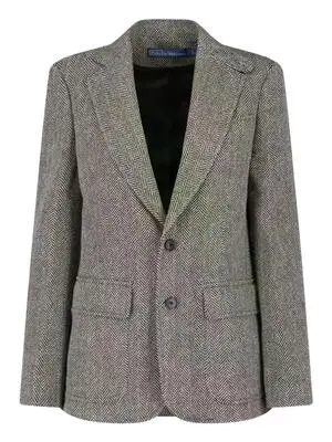 Polo Ralph Lauren Single-breasted Herringbone Blazer - Neutrals