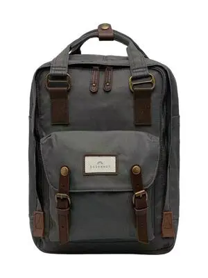 DOUGHNUT Macaroon Buckled Backpack - Grey