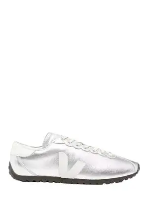 VEJA Cateyes Metallic-leather Sneakers - Silver