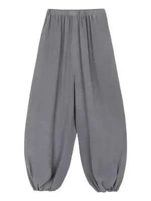 ALYSI Balloon-leg Trousers - Grey