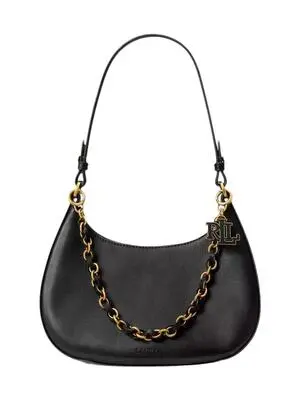 Ralph Lauren Marcy Chain-link Shoulder Bag - Black