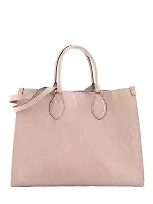 LOUIS VUITTON Monogram Empreinte Giant Onthego Mm Tote Bag - Neutrals