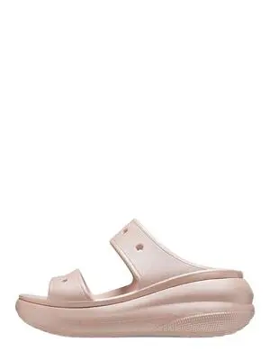 CROCS Classic Crush Shimmer Sandals - Pink