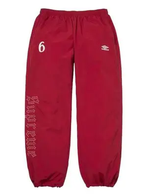 Supreme X Umbro Ss26 Rhinestone Track Pant - Red