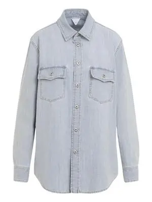 Bottega Veneta Long-sleeved Shirt - Gray
