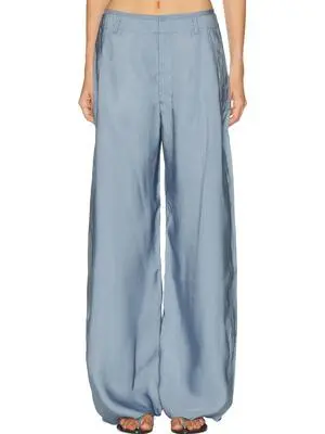 LEMAIRE Creased Soft Pant - Horizon
