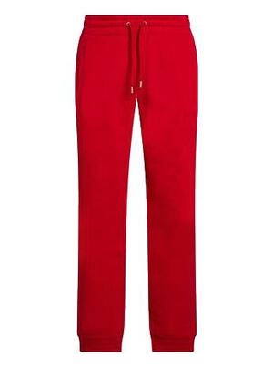 BIKKEMBERGS French Terry Track Pants - Red