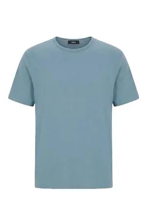 Theory T-shirt Size Pima Cotton - Blue