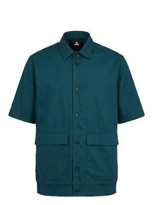 SPIEWAK Man Shirt Ivory Size L Cotton Emerald Green