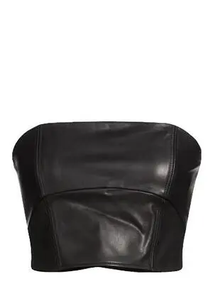 CARLA G. Strapless Tube Top - Black