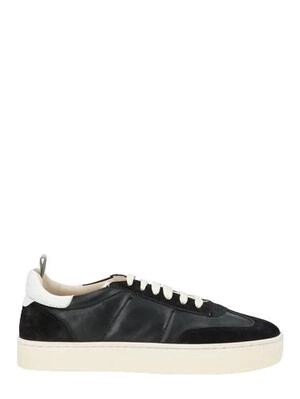Officine Creative Leather Sneakers - Black