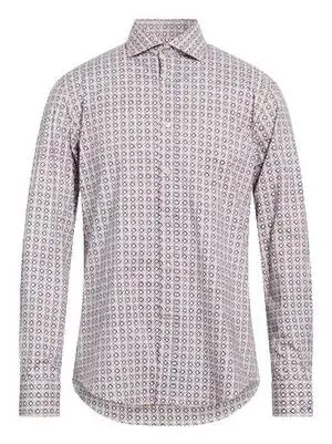 Paul & Shark Man Shirt Light Grey Size 15 ¾ Cotton, Elastane Grey
