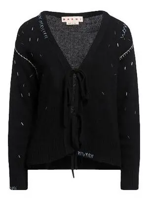 Marni Virgin Wool And Cashmere Cardigan - Black