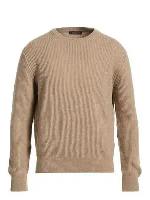 ARAGONA Cashmere Crewneck Sweater - Beige