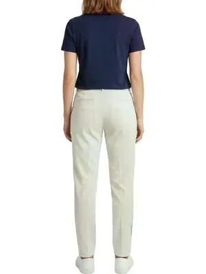 Brunello Cucinelli Tailored Cotton Trousers - White